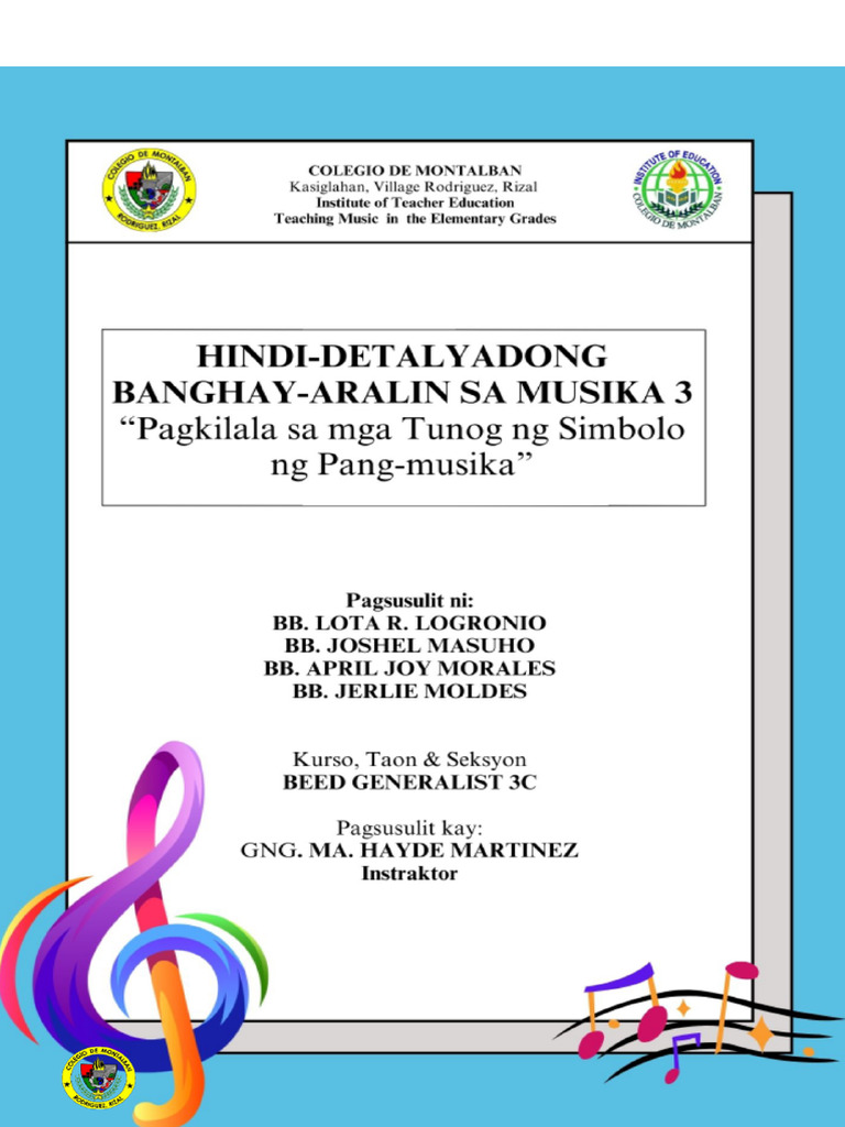 MUSIC-LESSON-PLAN-4As-Compilation-2 | PDF