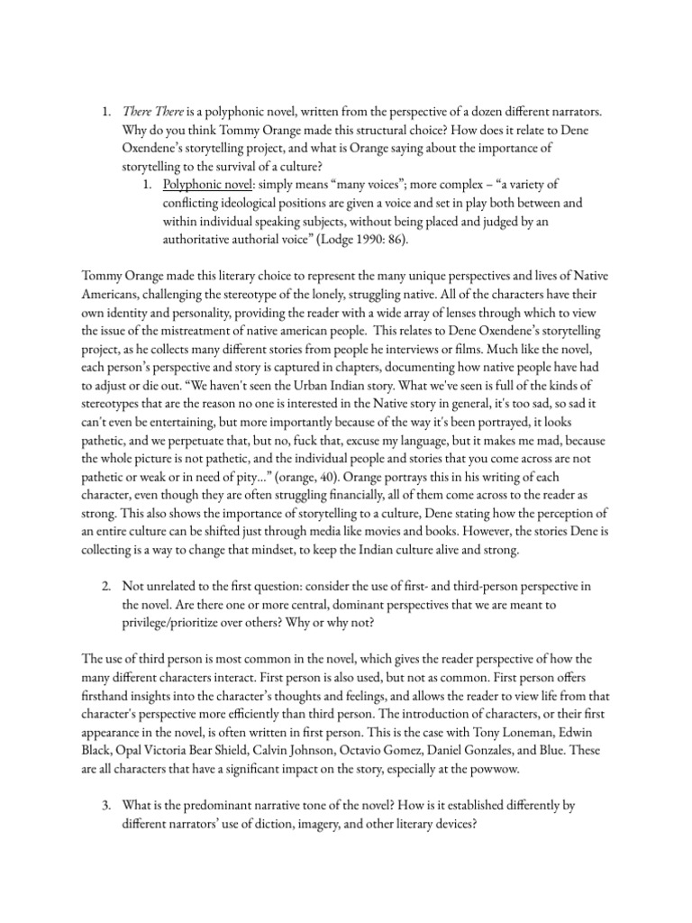 There There Socratic Seminar Prep | PDF | Narration | Spider There There Socratic Seminar Prep | PDF | Narration | Spider