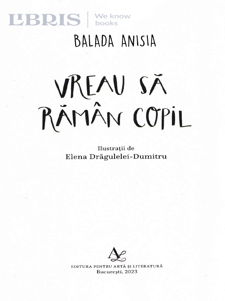 Vreau Sa Raman Copil - Balada Anisia | PDF