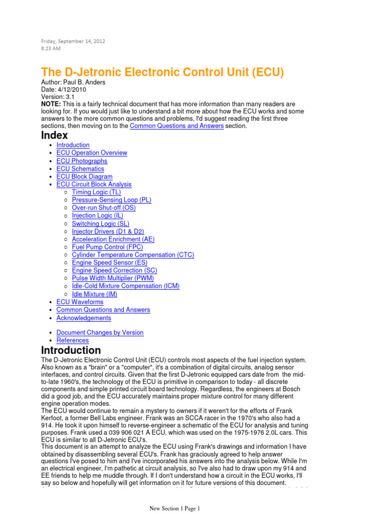 D-Jet ECU | Download Free PDF | Inductor | Inductance