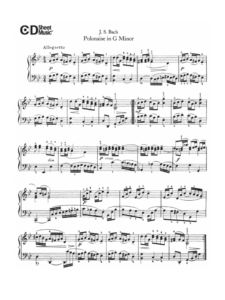 Bach - First Lessons in Bach | PDF