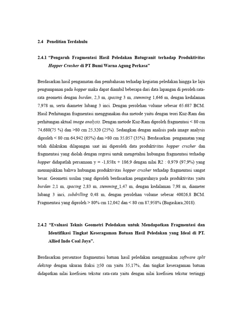 Jurnal Peledakan Mutia | PDF