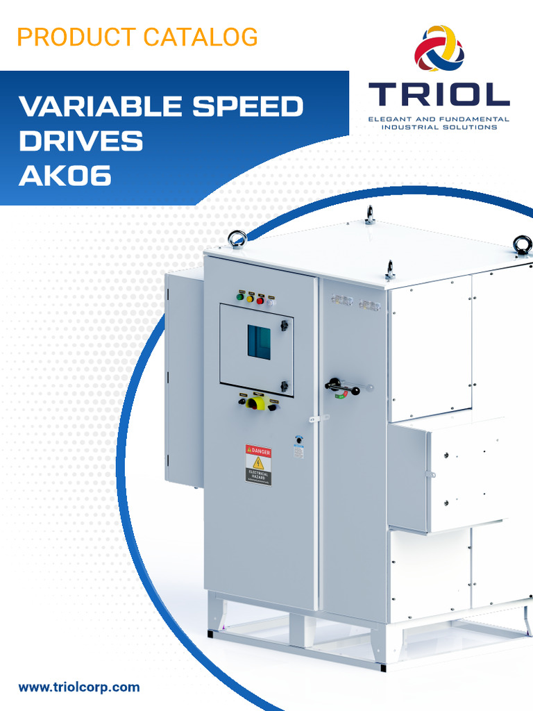 Variable Speed Drive Triol AK06 Product Catalog | PDF | Electric Motor ...