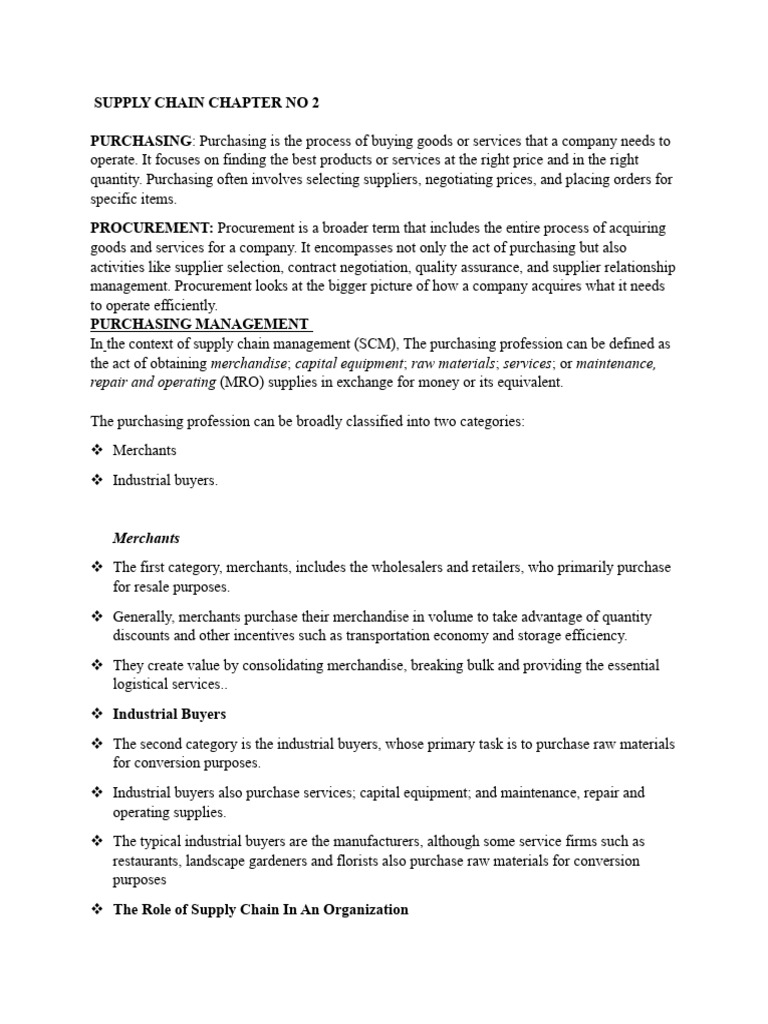 Purchasing vs Procurement Explained | PDF | Supply Chain | Procurement