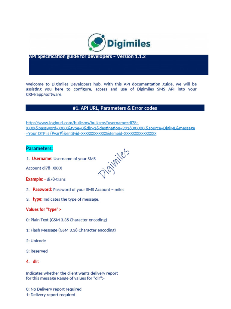 API Document Version 1.1.2 | PDF | Web Server | Internet & Web
