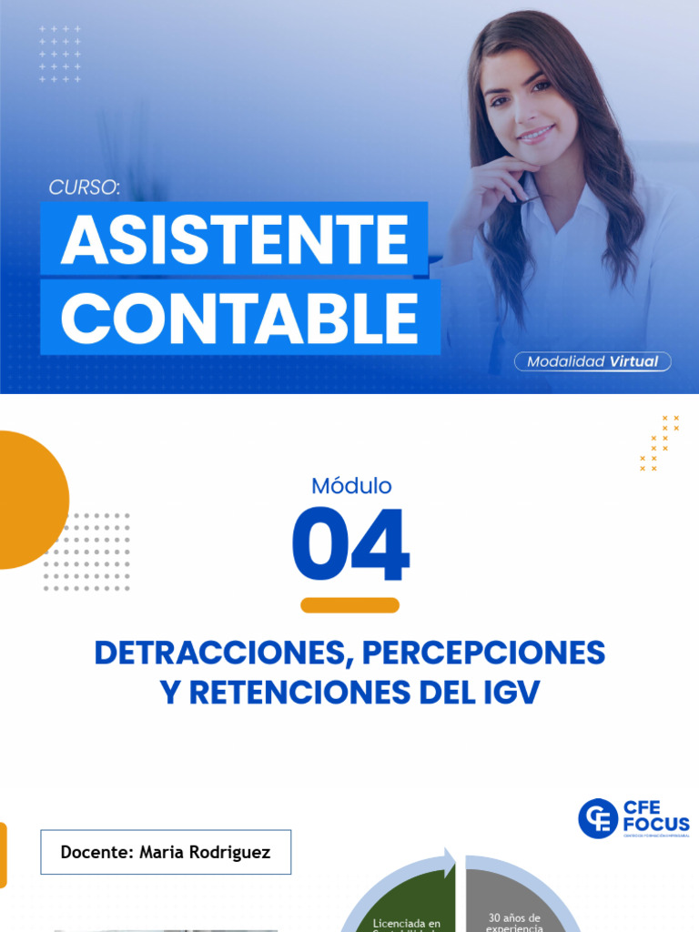 Modulo 04_asistente Contable | PDF | Impuestos | Contabilidad