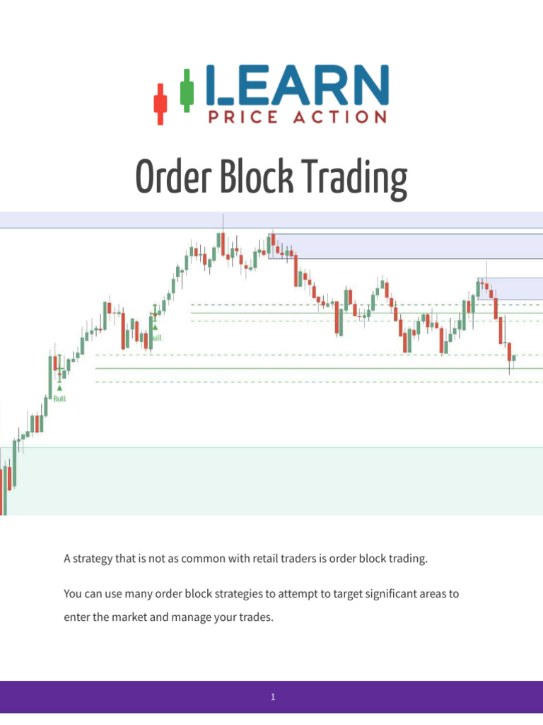 Order Block Trading Strategies Explained | PDF | Market (Economics ...