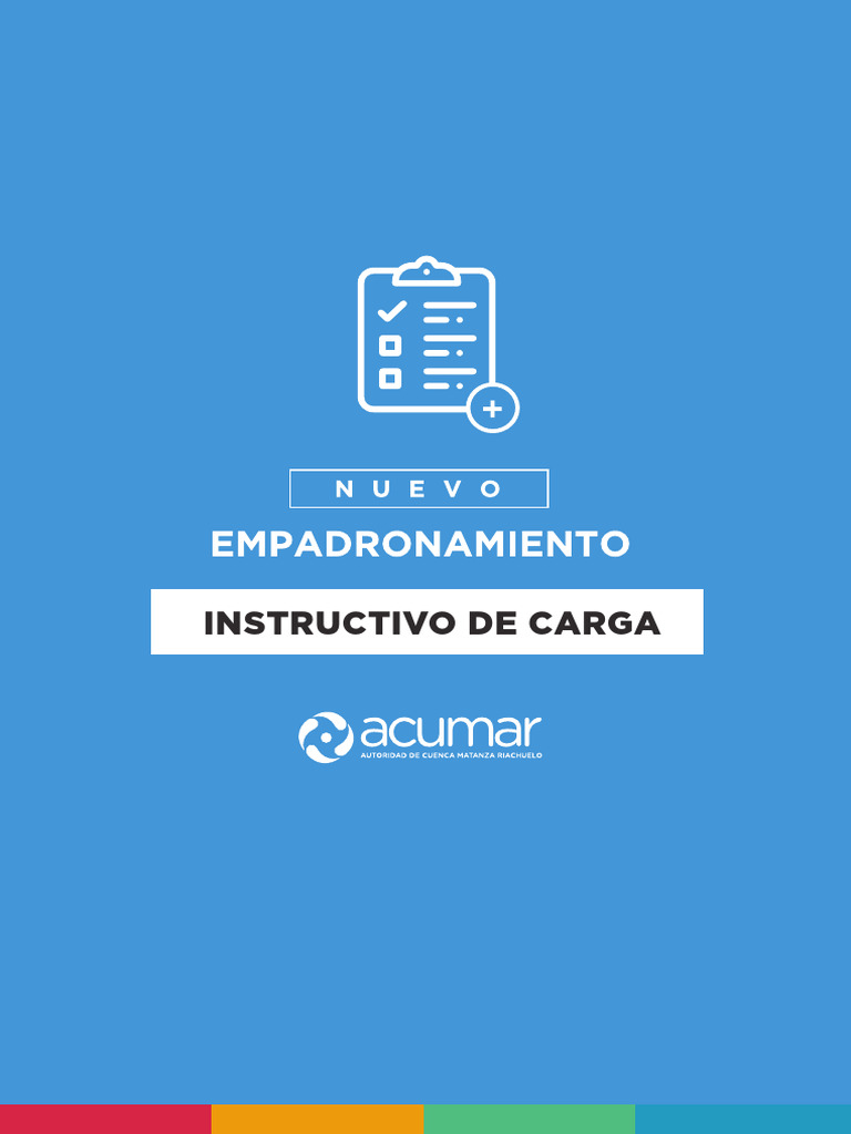 ACUMAR Instructivo Completo | PDF | Contraseña | Residuos