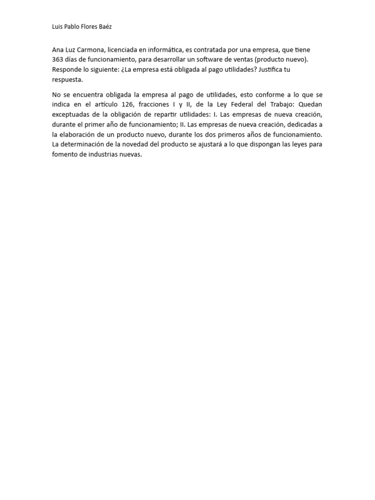Caso Practico Unidad 3 Act Aprendizaje 3 | PDF