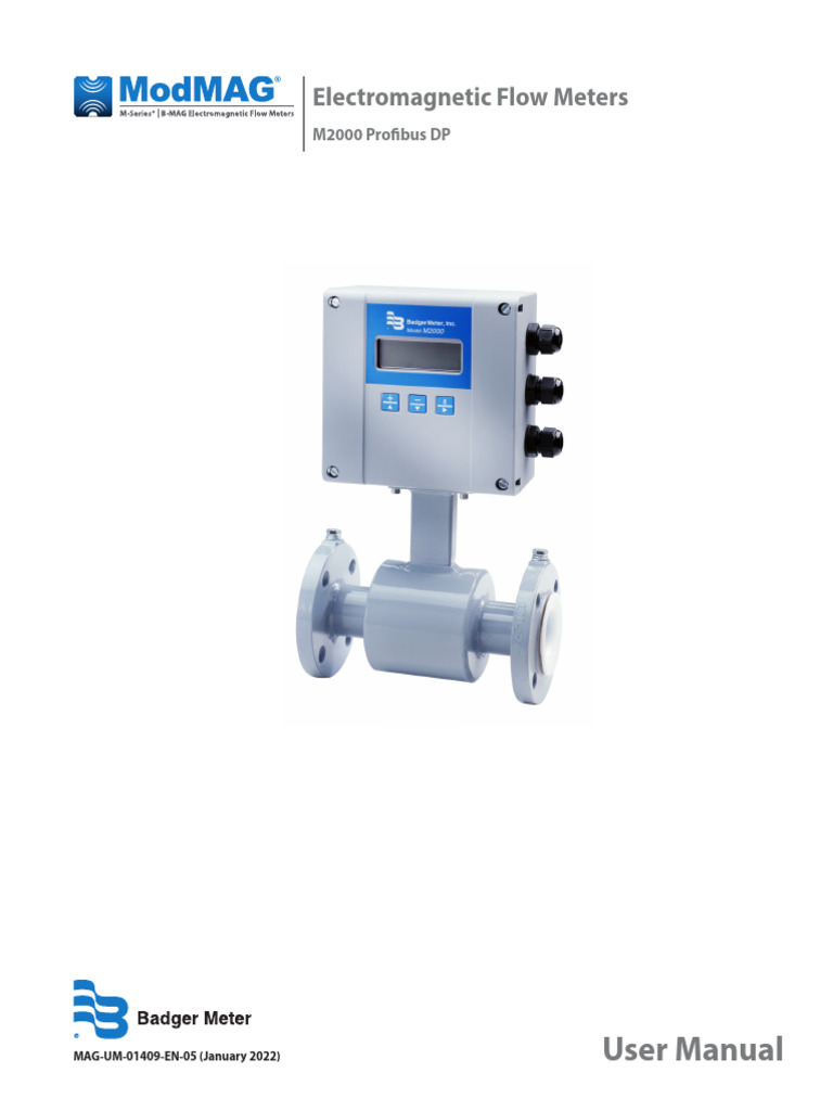 Badger Meter M2000 Profibus DP Manual | PDF | Computer Network | Integer (Computer Science)