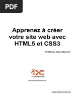 Cours Complet Apprenez À Coder en HTML CSS | PDF | Feuilles de style en cascade | XHTML