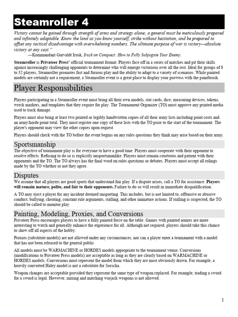 Steamroller 40 | PDF | Tournament | Sports