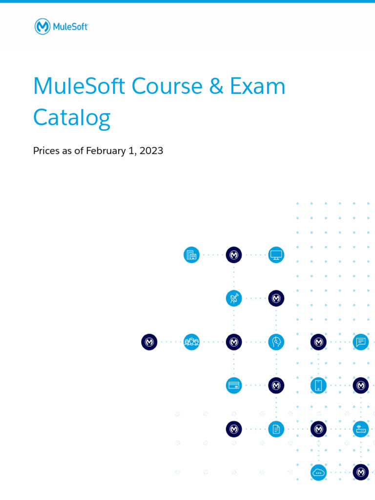MuleSoft Course Exam Catalog | PDF | Computing | Information Technology