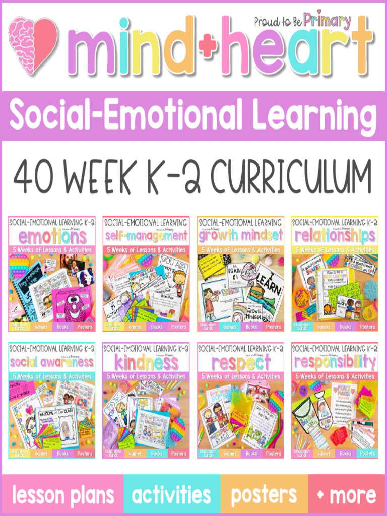Social-Emotional Learning: 40 Week K-2 Curriculum | Download Free PDF ...