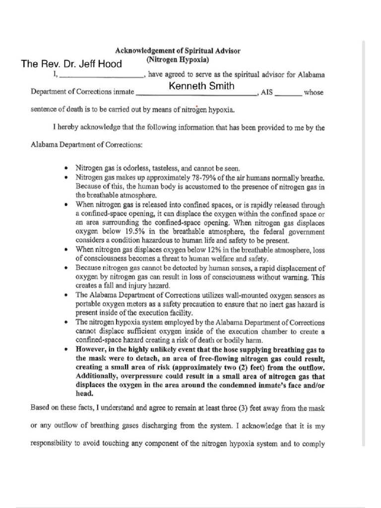 Jeff Hood Form PDF | PDF