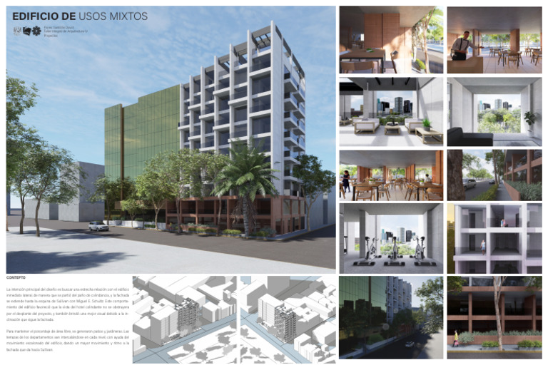 Ejemplo Lámina de Presentación Edificio de Usos Mixtos | PDF