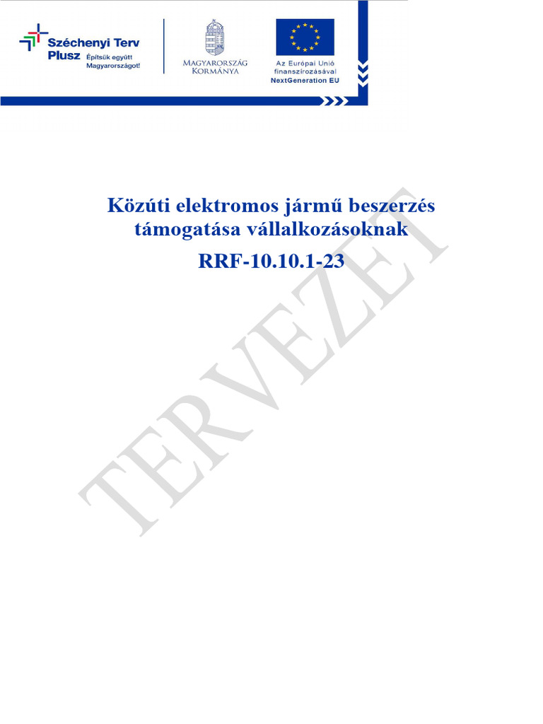 RRF-10.10.1-23 Felhívás T 20231207 | PDF