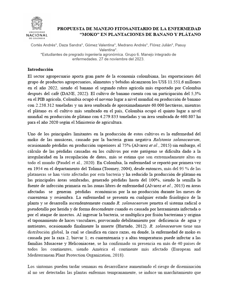 Trabajo Final Ralstonia | PDF | Agricultura | Aluminio