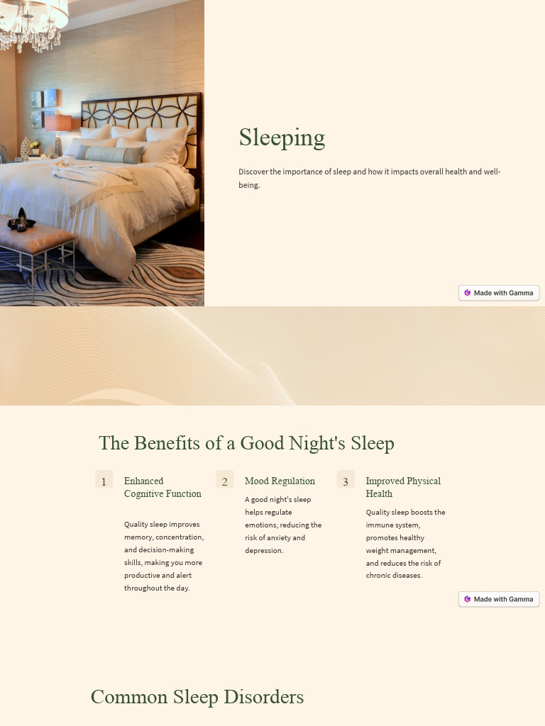 Sleeping | PDF | Sleep | Sleep Disorder