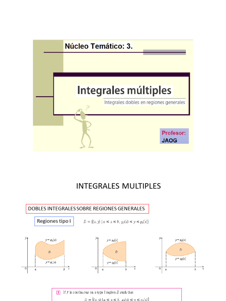Lectura 2. Integrales Múltiples Sobre Regiones Generales | PDF