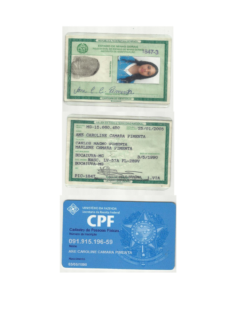 Documentos Rg e Cpf(1) | PDF