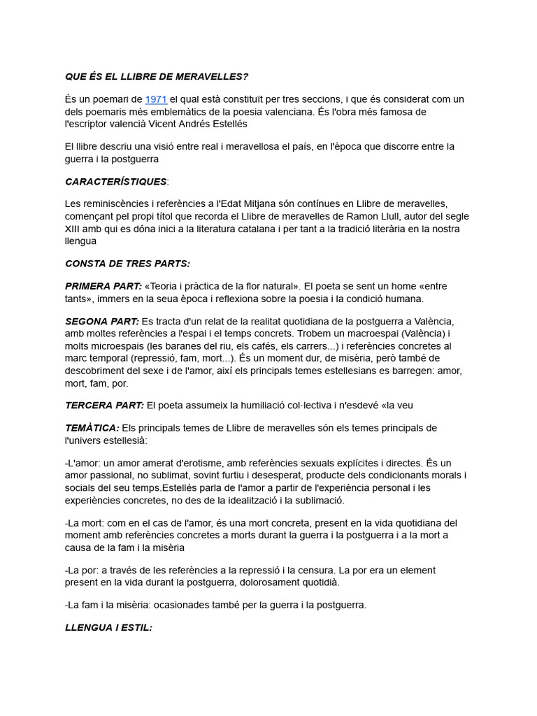 Llibre de Meravelles | PDF