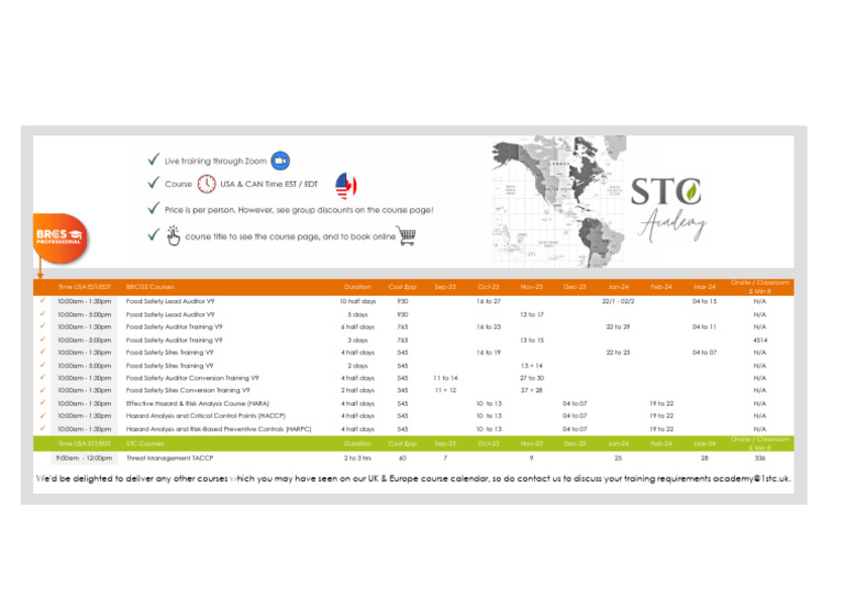 STC Calendar USA CAN 4 | PDF | Determinants Of Health | Consumer Protection