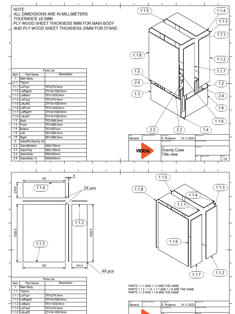 Gravity Case Drawing | PDF