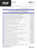SRS 2 Pre Escolar | PDF