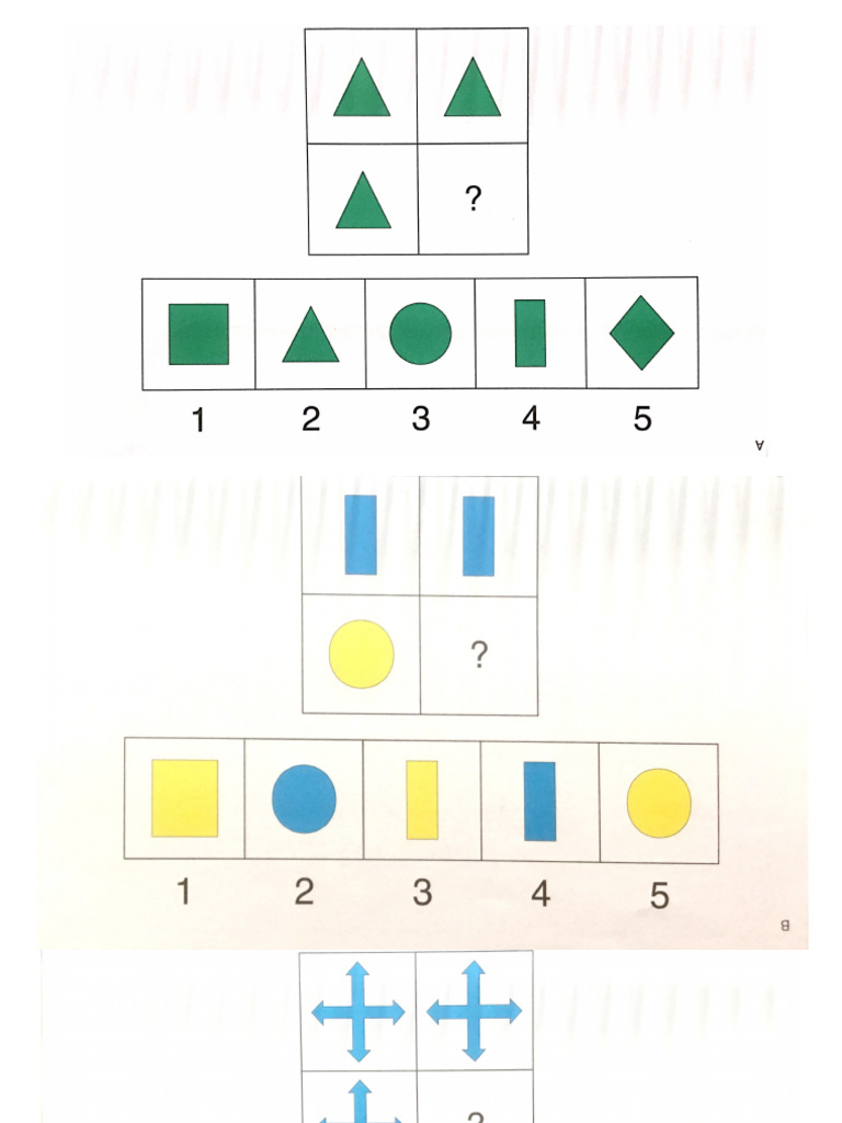 raciocinio matricial WASI | PDF