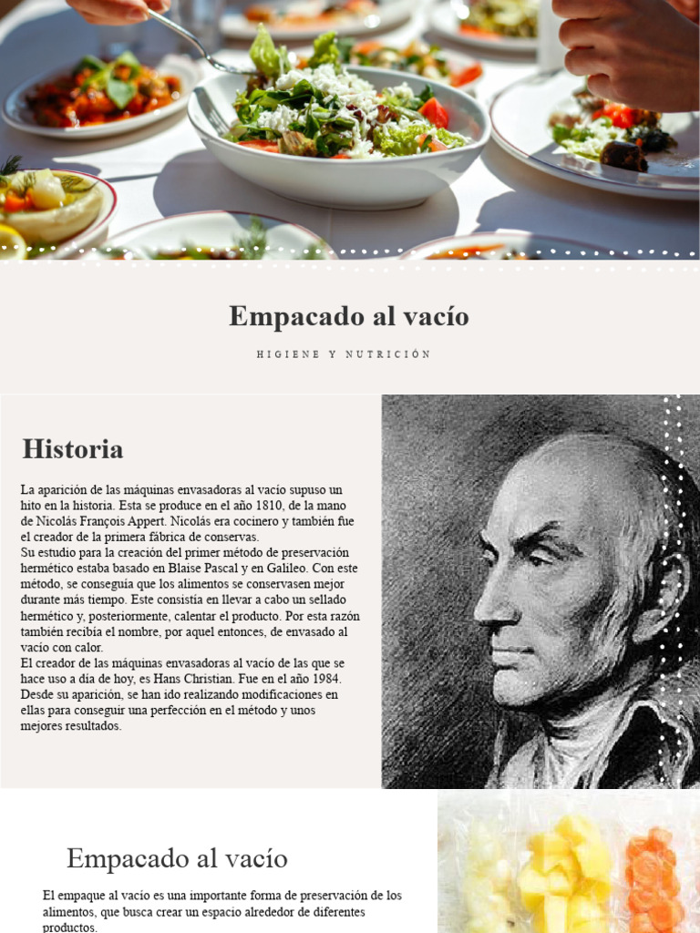 Empacado Al Vacío - Enlatados | PDF | Alimentos | Carne