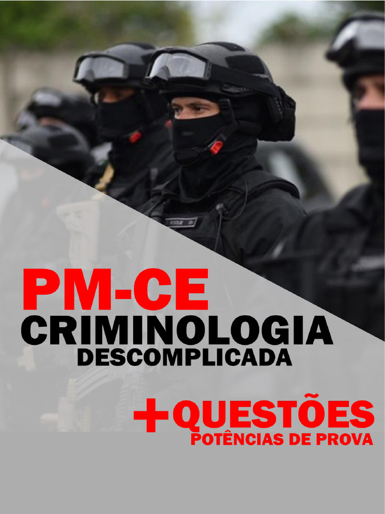 Criminologia Pmce | PDF | Criminologia | Direito Penal