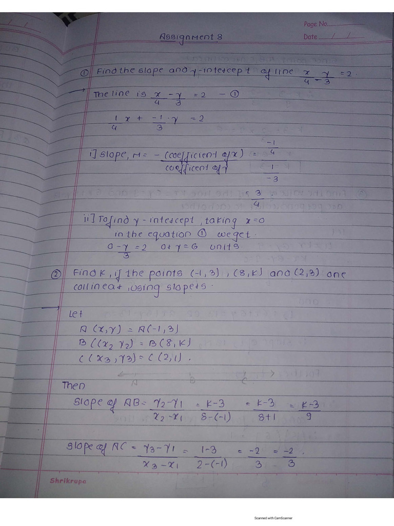 Maths Assignment 8 | PDF