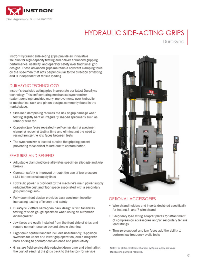 Hydraulic Side Acting Grips | PDF | Manufactured Goods | Mechanical ...