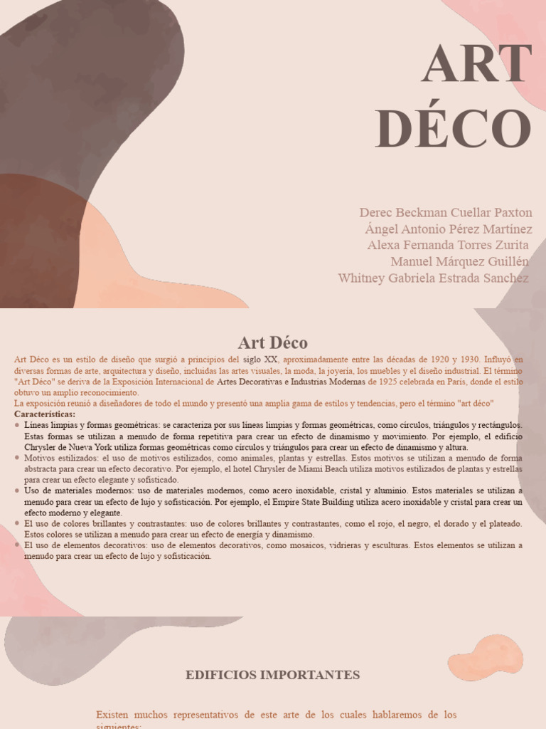 Art Deco | PDF | Arte deco | Diseño arquitectonico