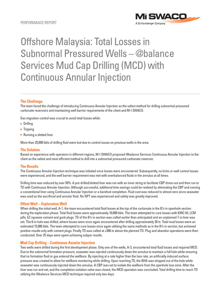 Mud Cap drilling-UBD | PDF | Oil Well | Petroleum Reservoir