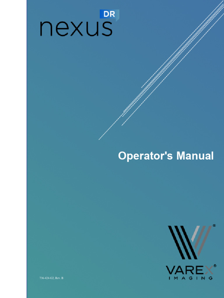 736-424-G2 Varex NexusDR Operator | PDF | Icon (Computing) | Cursor (User Interface)