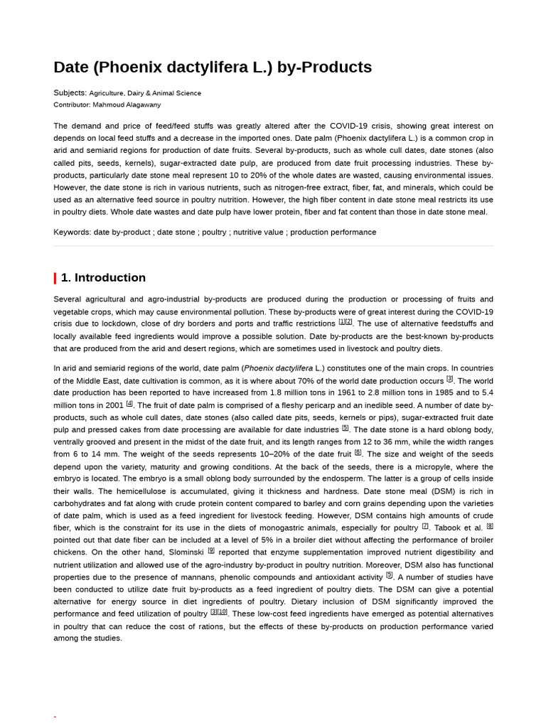 Date Phoenix Dactylifera L by Products 2 | PDF | Dietary Fiber | Diet ...