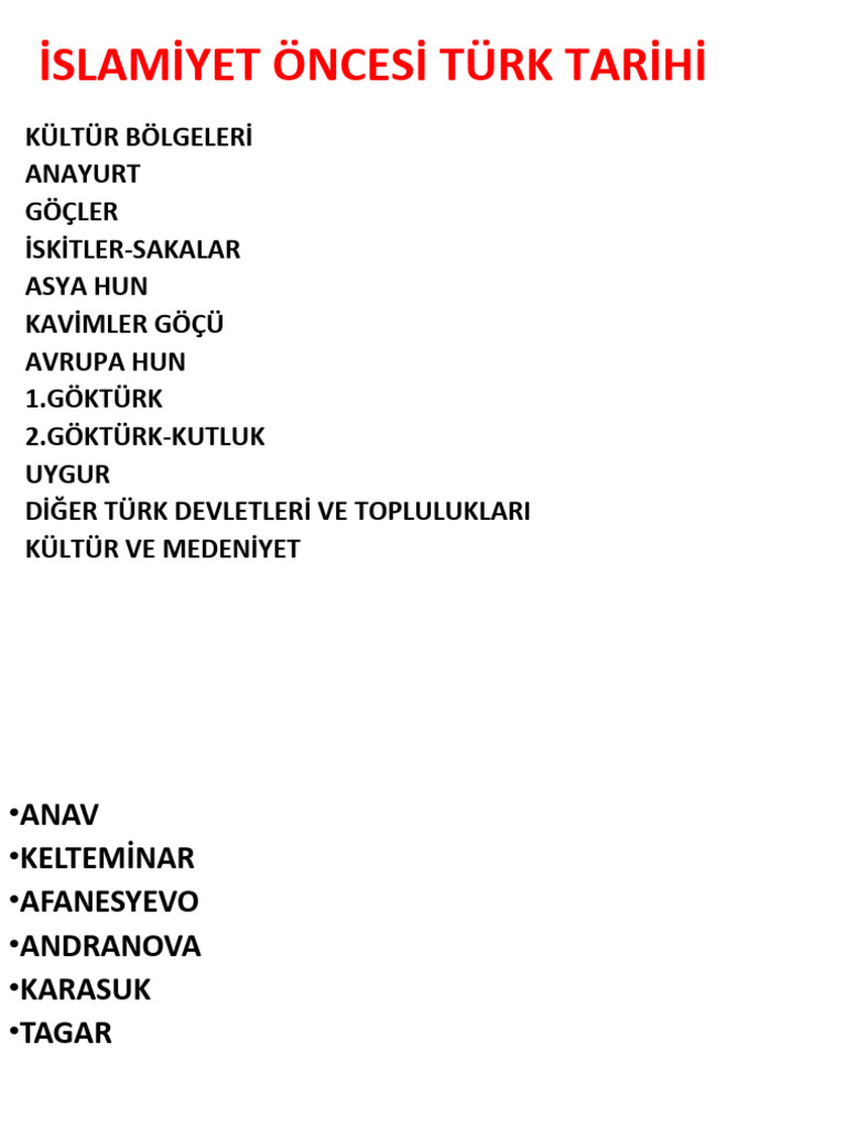 Islamiyet Öncesi | PDF