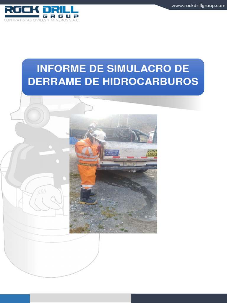 Simulacro de Derrame Hidrocarburo 2020 | PDF