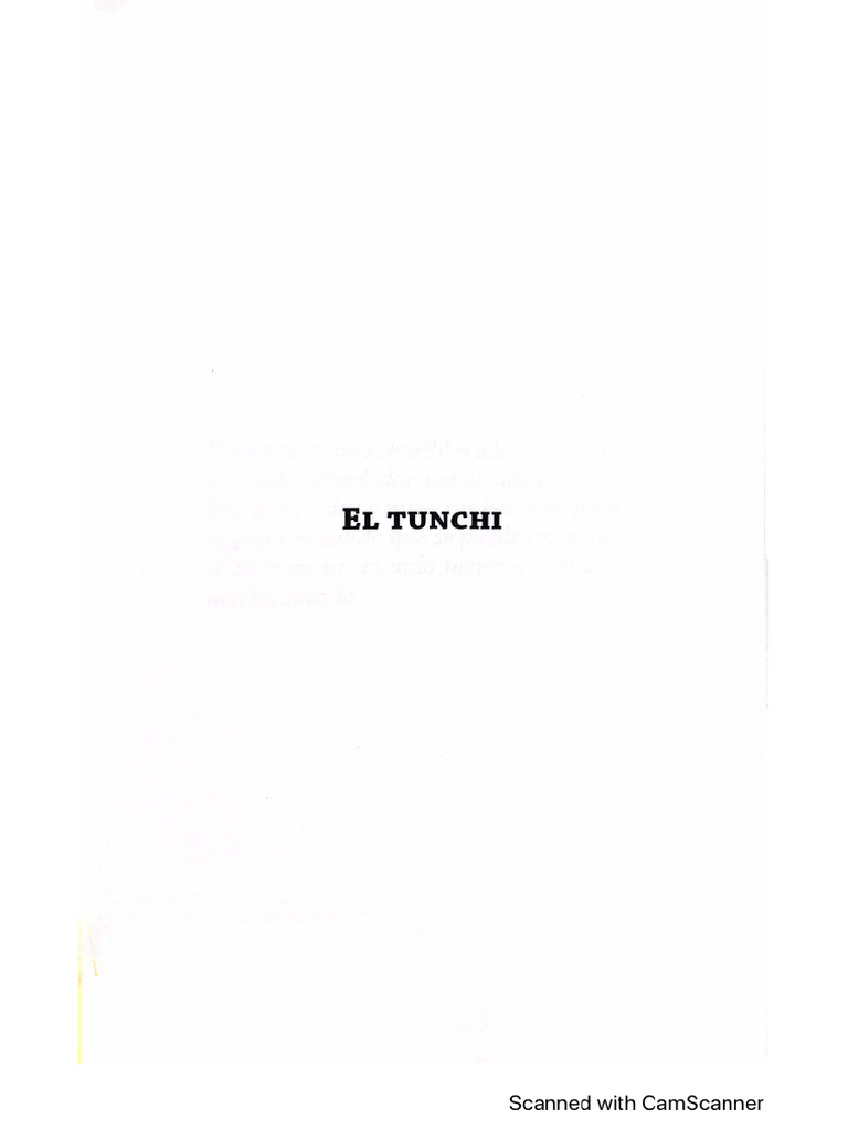 El Tunchi | PDF