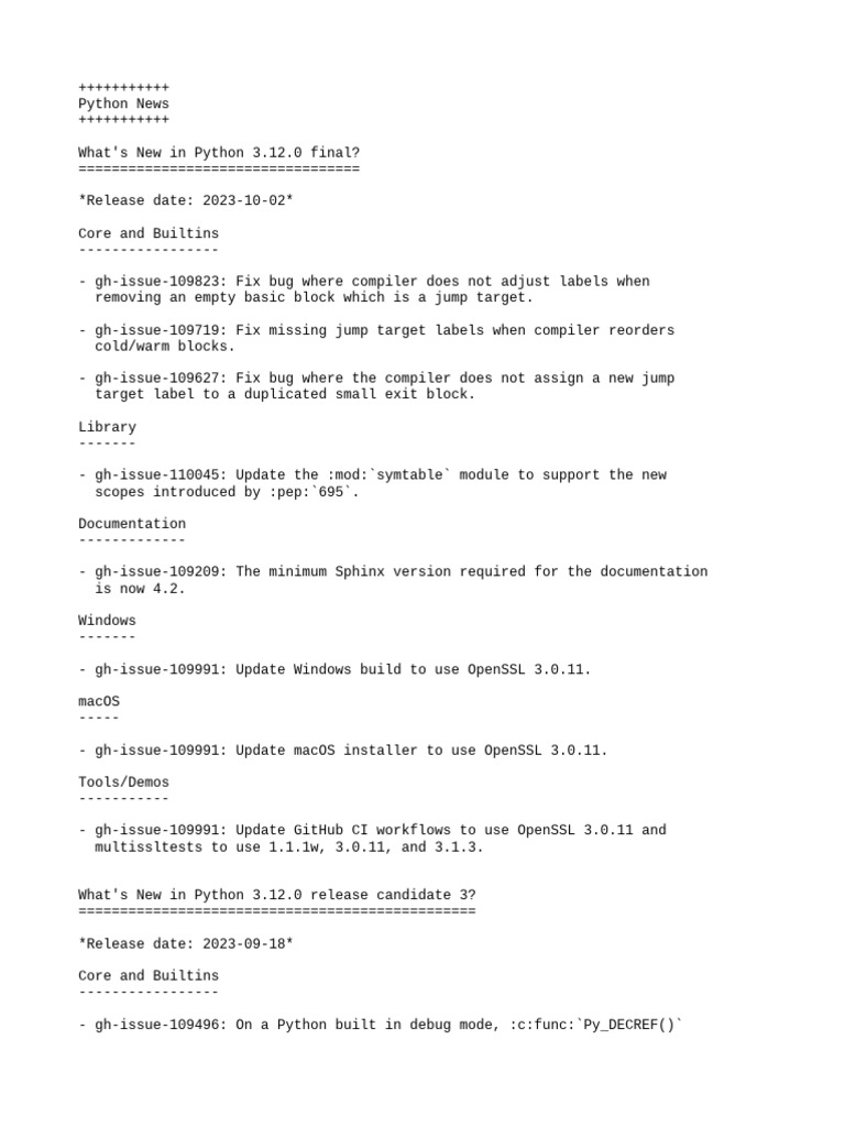 News | PDF | Scope (Computer Science) | Python (Programming Language)