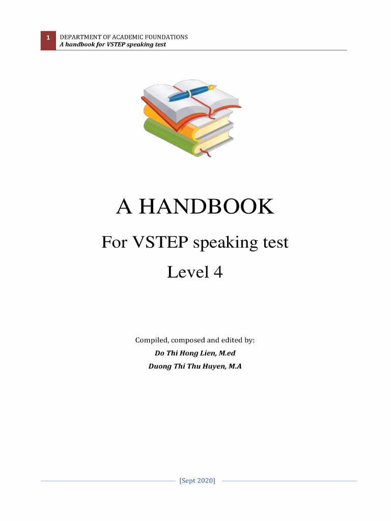 A Handbook For VSTEP Speaking Test | PDF