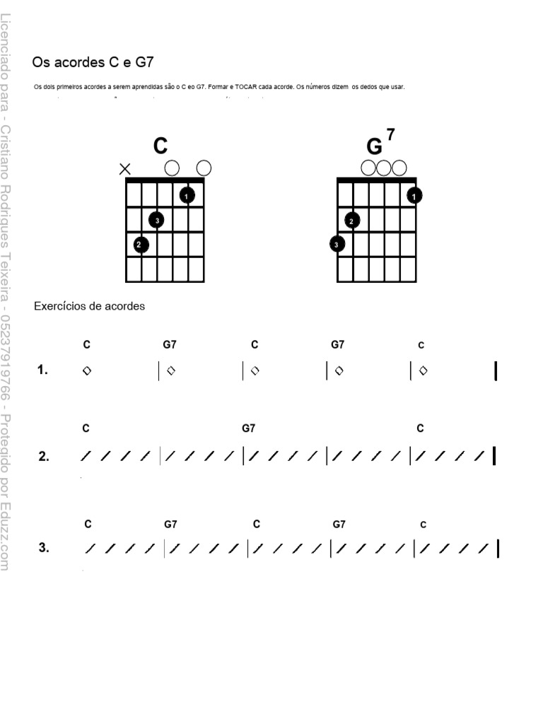 Acordes C g7 | PDF