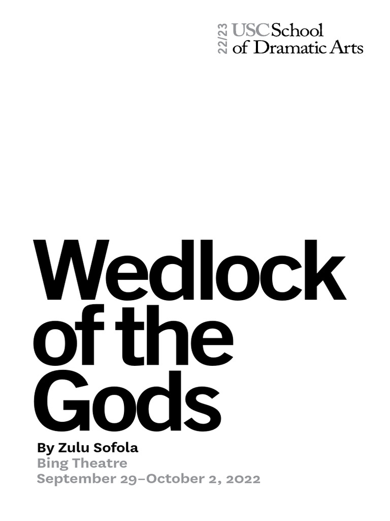 Wedlock of The Gods Program | PDF
