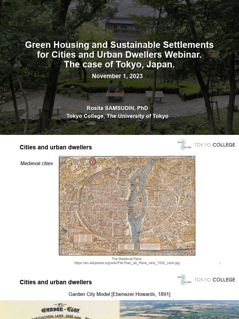 (Rosita Samsudin, Ph. D.) Green Housing and Sustainable Settlements For Cities and Urban ...