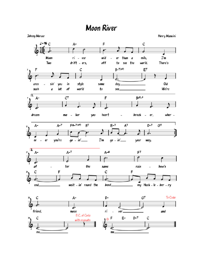 Moon River | PDF
