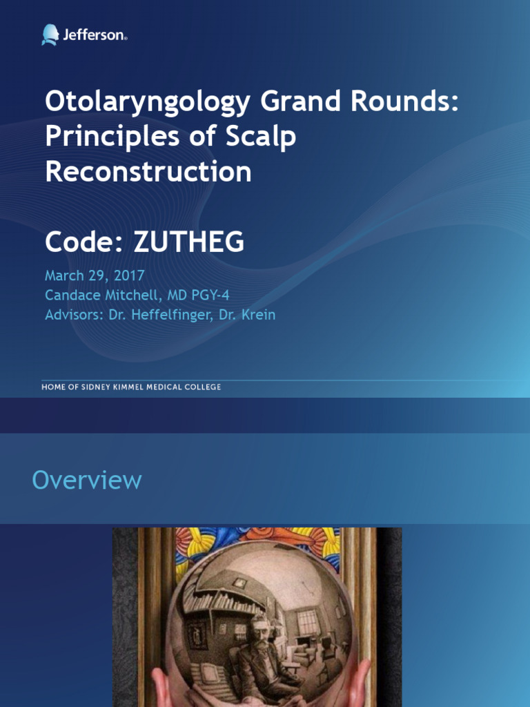 Scalp Recon Grand Rounds | Download Free PDF | Anatomy | Human Head And ...