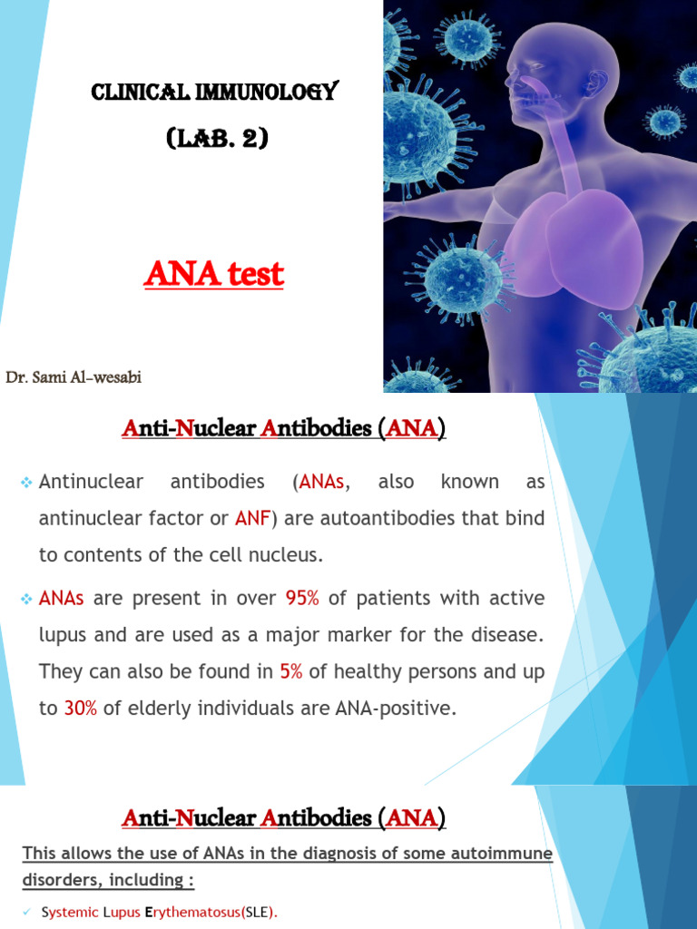 ANA Test | PDF | Medical Specialties | Life Sciences