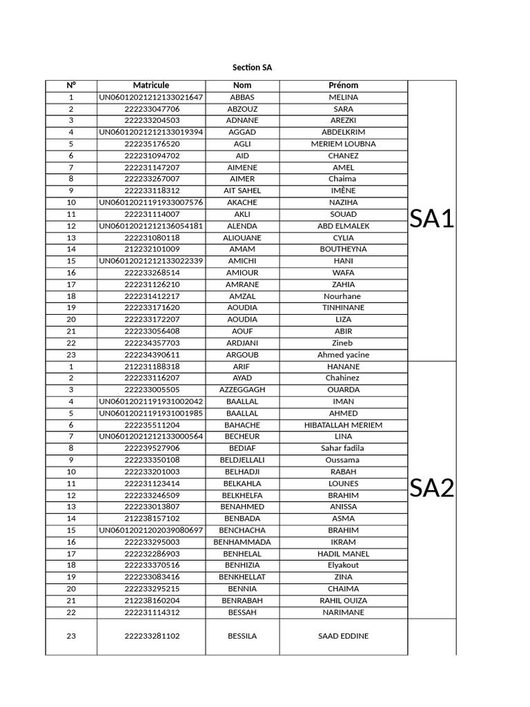 Groupes SA L1 SA | PDF
